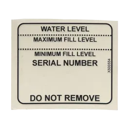 Replacement Water Level Sticker